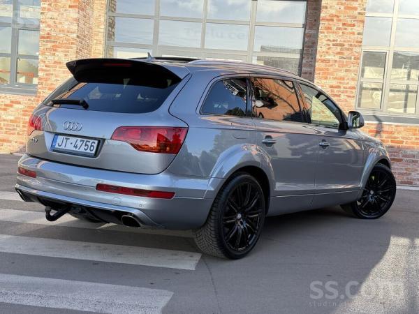 Pelēks Audi Q7 2008 Jēkabpils, ar dzinēja tilpumu 3.00 L un nobraukumu 372 tūkst. km par 6199 €, foto 5 vietnē AUTOMOTO.COM.LV