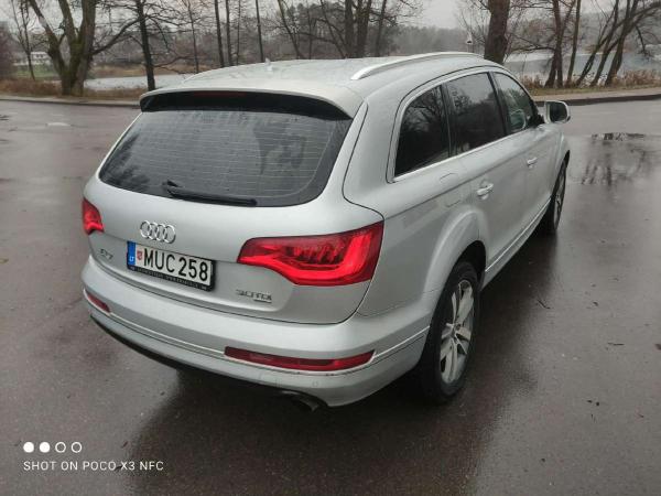 Pelēks Audi Q7 2009 Viļņa, ar dzinēja tilpumu 3.00 L un nobraukumu 350 tūkst. km par 9000 €, foto 8 vietnē AUTOMOTO.COM.LV