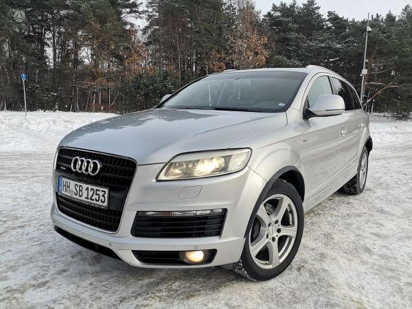 Pelēks Audi Q7 2009 Klaipėda, ar dzinēja tilpumu 4.20 L un nobraukumu 300 tūkst. km par 6900 €, foto 1 vietnē AUTOMOTO.COM.LV