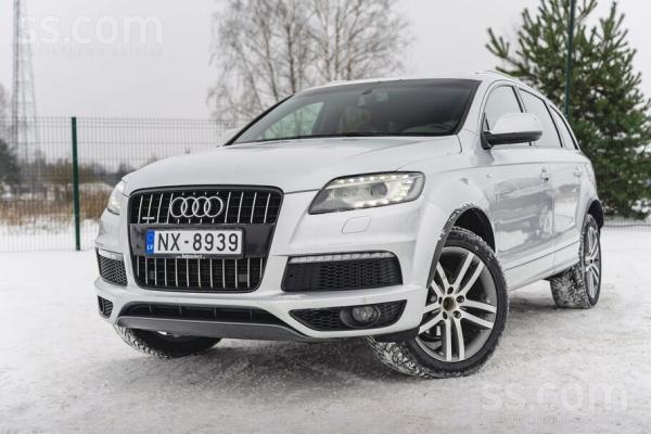 Grey Audi Q7 2009 in Riga, with an engine capacity of 3.00 L and mileage of 0 thousand km for 12790 €, photo 1 on AUTOMOTO.COM.LV