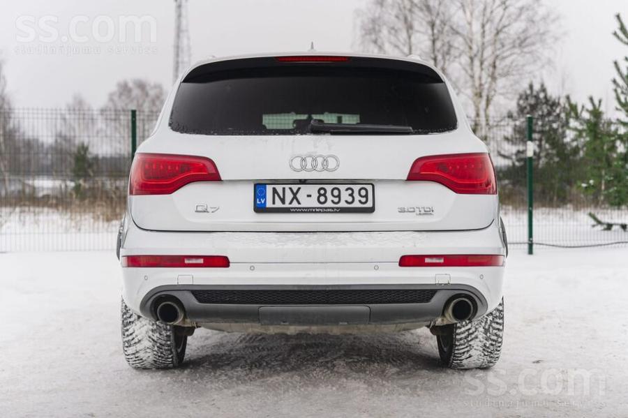 Grey Audi Q7 2009 in Riga, with an engine capacity of 3.00 L and mileage of 0 thousand km for 12790 €, photo 6 on AUTOMOTO.COM.LV