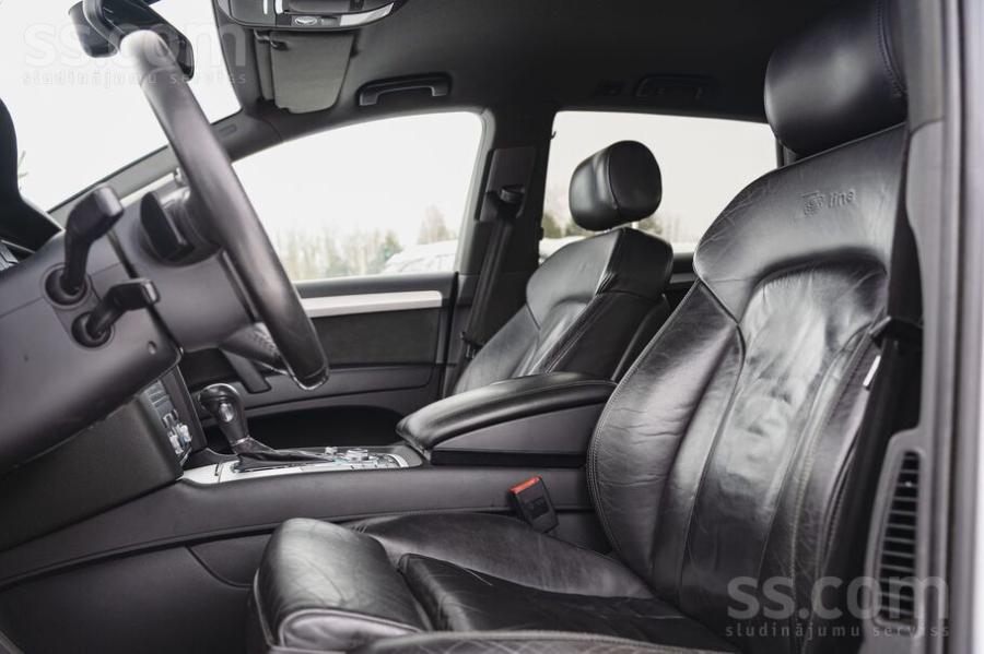 Grey Audi Q7 2009 in Riga, with an engine capacity of 3.00 L and mileage of 0 thousand km for 12790 €, photo 9 on AUTOMOTO.COM.LV