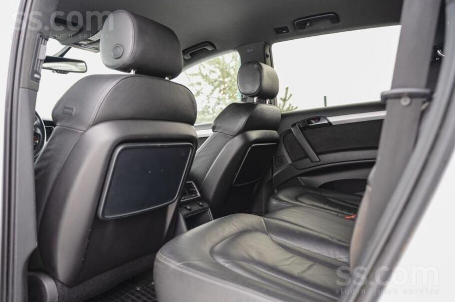 Grey Audi Q7 2009 in Riga, with an engine capacity of 3.00 L and mileage of 0 thousand km for 12790 €, photo 11 on AUTOMOTO.COM.LV