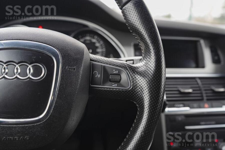 Grey Audi Q7 2009 in Riga, with an engine capacity of 3.00 L and mileage of 0 thousand km for 12790 €, photo 18 on AUTOMOTO.COM.LV