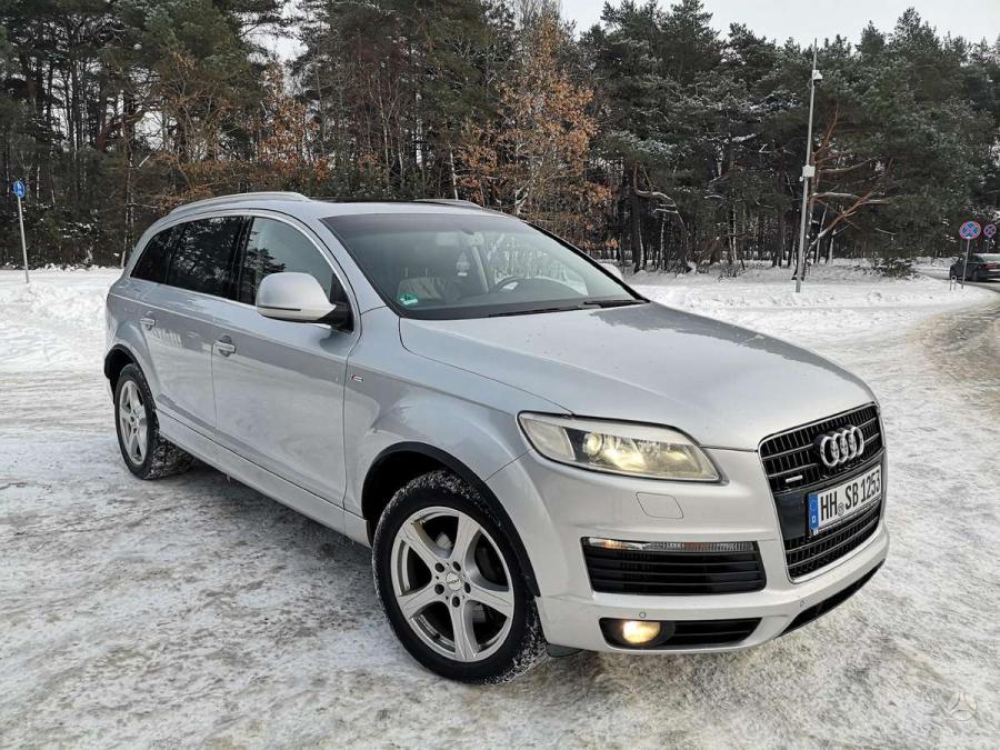 Grey Audi Q7 2009 in Klaipeda, with an engine capacity of 4.20 L and mileage of 270 thousand km for 6500 €, photo 5 on AUTOMOTO.COM.LV