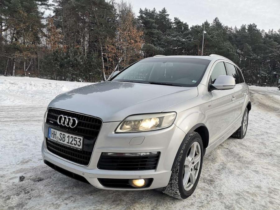 Grey Audi Q7 2009 in Klaipeda, with an engine capacity of 4.20 L and mileage of 270 thousand km for 6500 €, photo 6 on AUTOMOTO.COM.LV