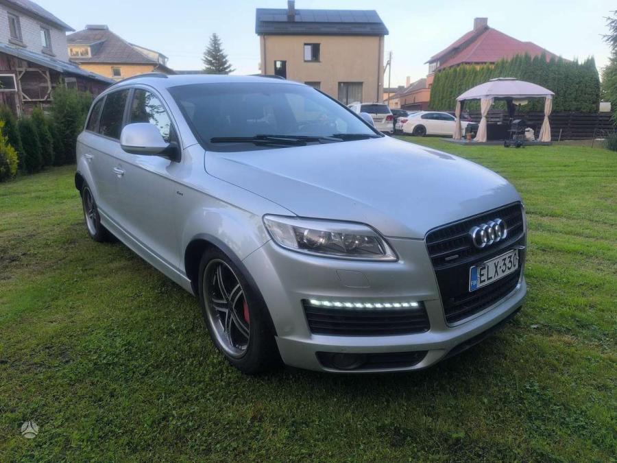 Pelēks Audi Q7 2009 Radviliškis, ar dzinēja tilpumu 2.97 L un nobraukumu 320 tūkst. km par 4950 €, foto 5 vietnē AUTOMOTO.COM.LV