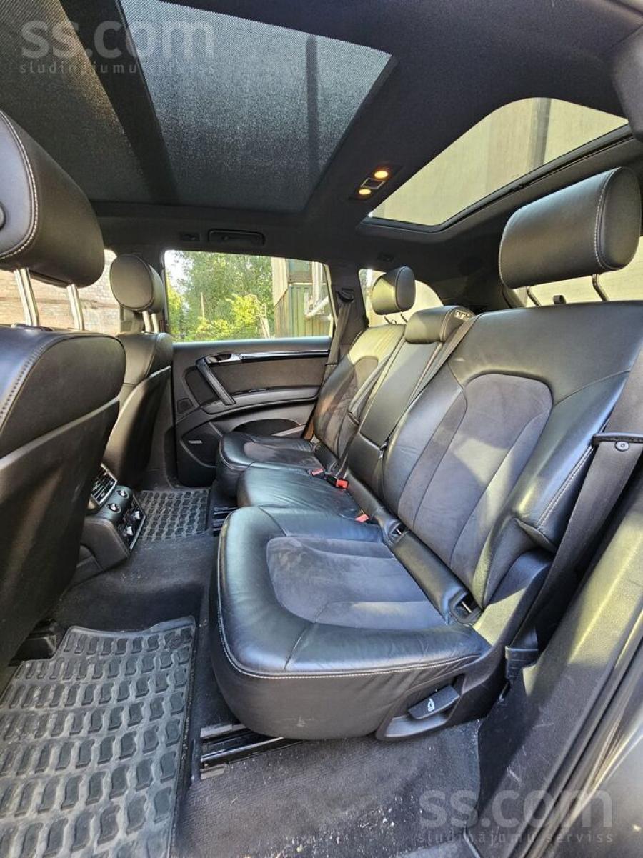 Pelēks Audi Q7 2009 Rīga, ar dzinēja tilpumu 3.00 L un nobraukumu 327 tūkst. km par 6950 €, foto 13 vietnē AUTOMOTO.COM.LV
