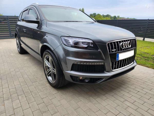 Grey Audi Q7 2009 in Klaipeda, with an engine capacity of 2.97 L and mileage of 420 thousand km for 12000 €, photo 1 on AUTOMOTO.COM.LV