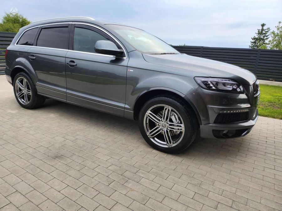 Pelēks Audi Q7 2009 Klaipėda, ar dzinēja tilpumu 2.97 L un nobraukumu 420 tūkst. km par 12000 €, foto 3 vietnē AUTOMOTO.COM.LV