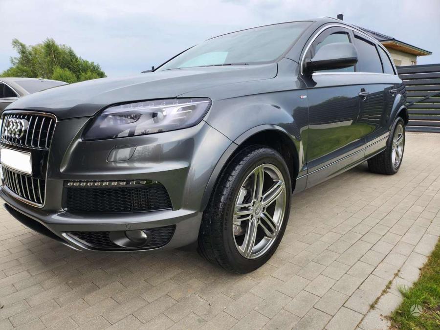 Pelēks Audi Q7 2009 Klaipėda, ar dzinēja tilpumu 2.97 L un nobraukumu 420 tūkst. km par 12000 €, foto 6 vietnē AUTOMOTO.COM.LV