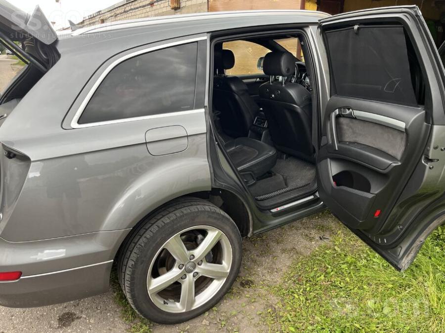Grey Audi Q7 2009 in Riga, with an engine capacity of 3.00 L and mileage of 287 thousand km for 9150 €, photo 13 on AUTOMOTO.COM.LV
