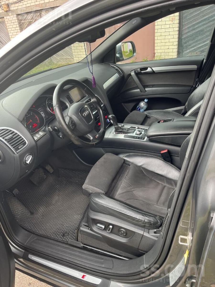 Grey Audi Q7 2009 in Riga, with an engine capacity of 3.00 L and mileage of 287 thousand km for 9150 €, photo 16 on AUTOMOTO.COM.LV