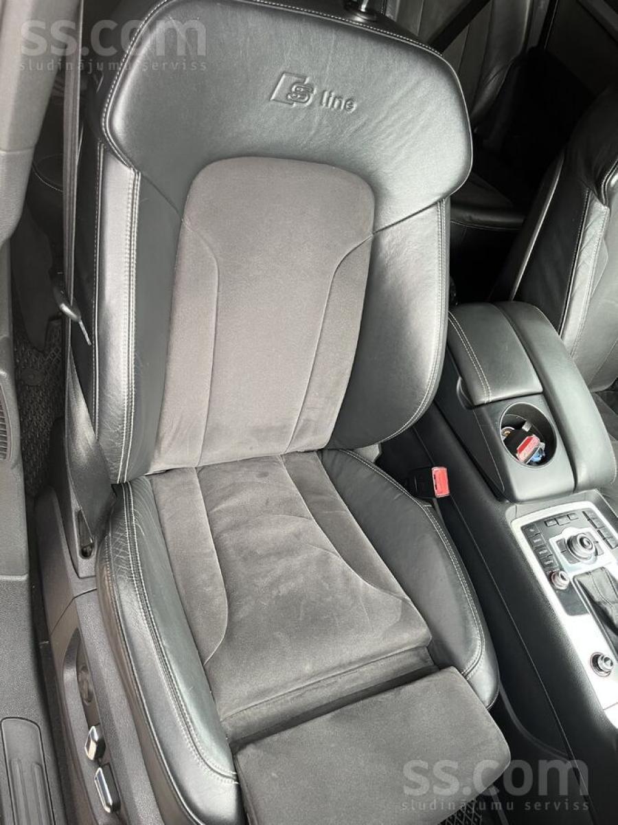 Grey Audi Q7 2009 in Riga, with an engine capacity of 3.00 L and mileage of 287 thousand km for 9150 €, photo 19 on AUTOMOTO.COM.LV