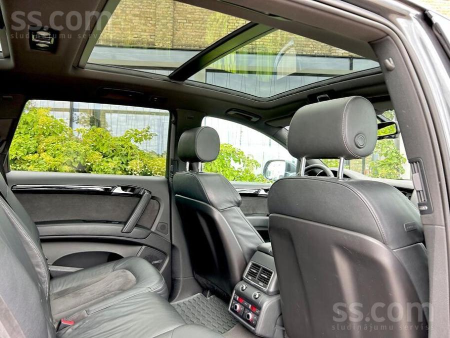 Grey Audi Q7 2009 in Riga, with an engine capacity of 3.00 L and mileage of 328 thousand km for 7350 €, photo 23 on AUTOMOTO.COM.LV