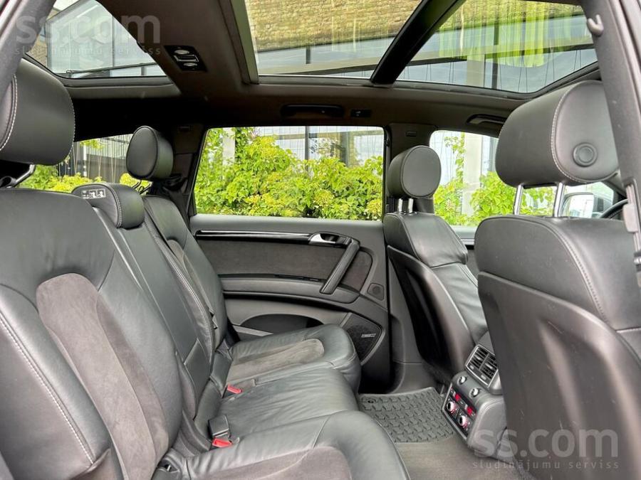 Grey Audi Q7 2009 in Riga, with an engine capacity of 3.00 L and mileage of 328 thousand km for 7350 €, photo 24 on AUTOMOTO.COM.LV