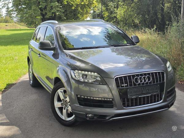 Grey Audi Q7 2009 in Kaunas, with an engine capacity of 2.97 L and mileage of 274 thousand km for 10440 €, photo 3 on AUTOMOTO.COM.LV