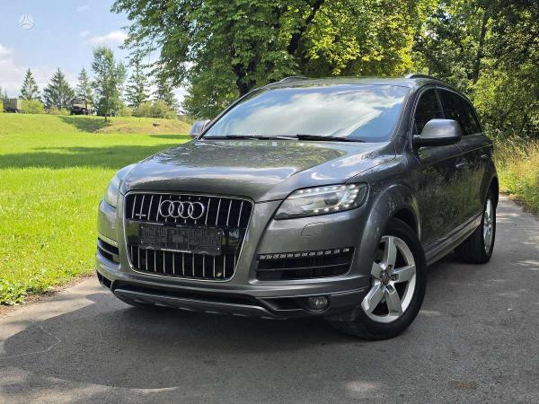 Grey Audi Q7 2009 in Kaunas, with an engine capacity of 2.97 L and mileage of 274 thousand km for 10440 €, photo 4 on AUTOMOTO.COM.LV
