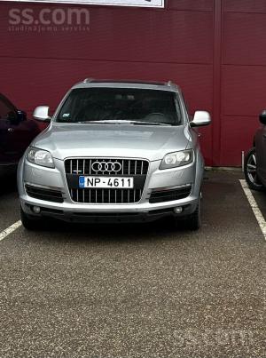 Grey Audi Q7 2009 in Riga, with an engine capacity of 3.00 L and mileage of 344 thousand km for 8800 €, photo  on AUTOMOTO.COM.LV
