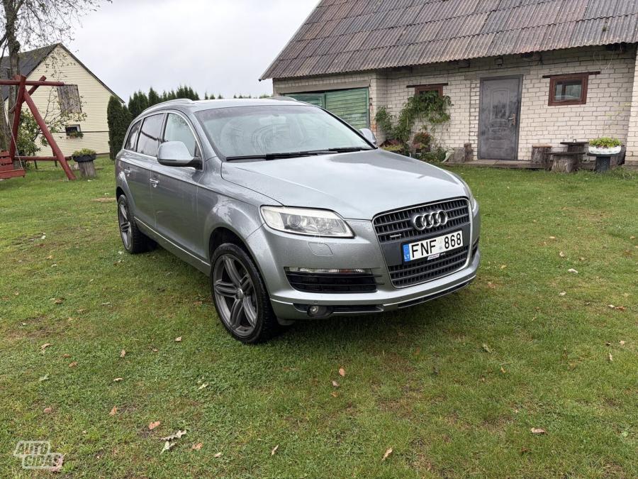 Pelēks Audi Q7 2009 Varėna, ar dzinēja tilpumu 3.00 L un nobraukumu 302 tūkst. km par 8500 €, foto 1 vietnē AUTOMOTO.COM.LV