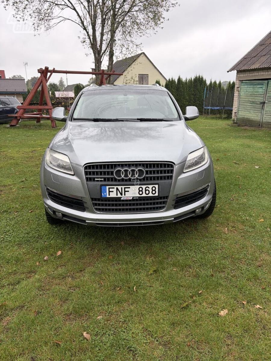 Pelēks Audi Q7 2009 Varėna, ar dzinēja tilpumu 3.00 L un nobraukumu 302 tūkst. km par 8500 €, foto 4 vietnē AUTOMOTO.COM.LV