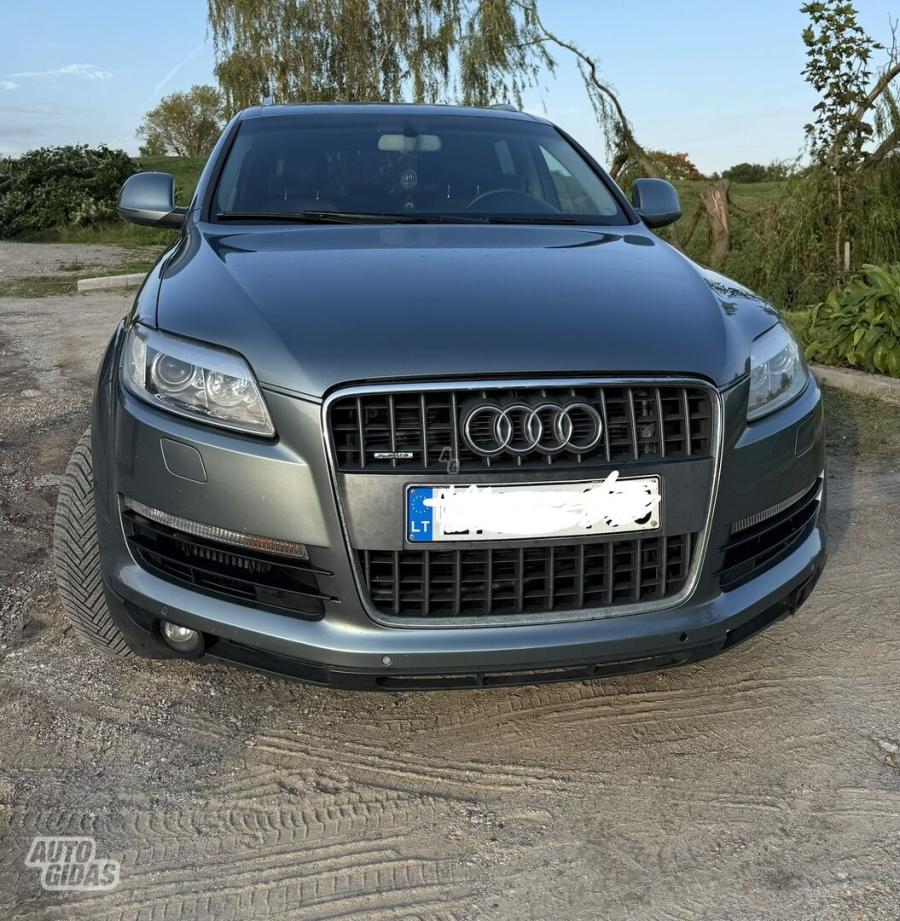 Pelēks Audi Q7 2009 Kauņa, ar dzinēja tilpumu 3.00 L un nobraukumu 368 tūkst. km par 5680 €, foto 1 vietnē AUTOMOTO.COM.LV