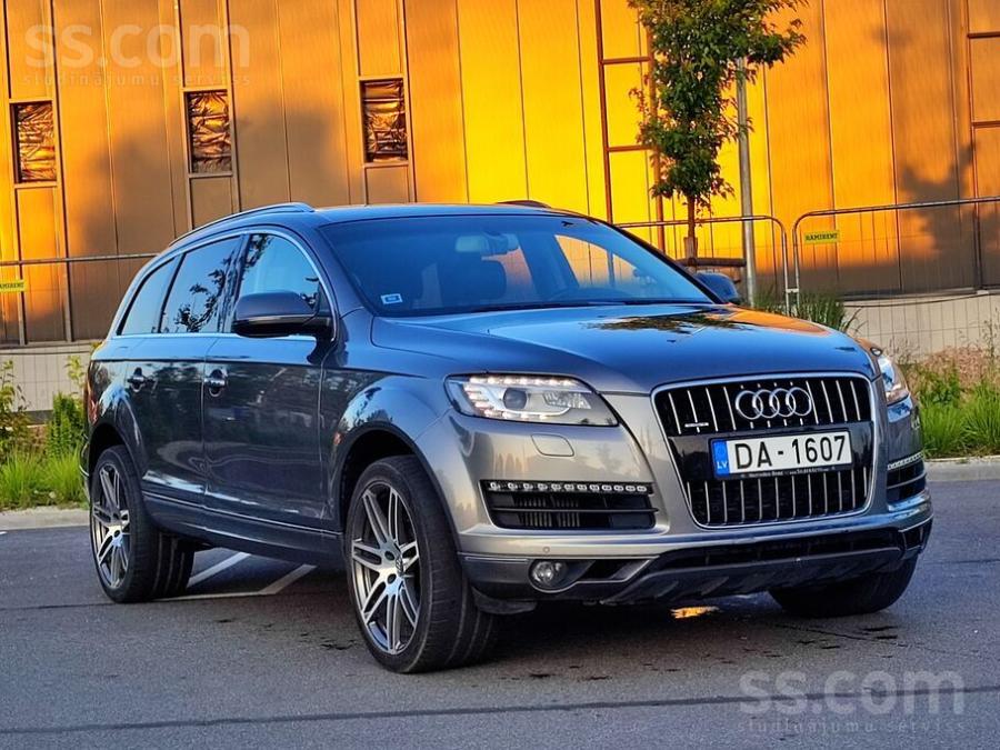 Grey Audi Q7 2010 in Riga, with an engine capacity of 3.00 L and mileage of 320 thousand km for 11500 €, photo 2 on AUTOMOTO.COM.LV