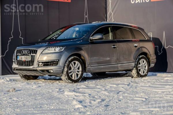 Pelēks Audi Q7 2010 Rīga, ar dzinēja tilpumu 3.00 L un nobraukumu 341 tūkst. km par 11990 €, foto 1 vietnē AUTOMOTO.COM.LV