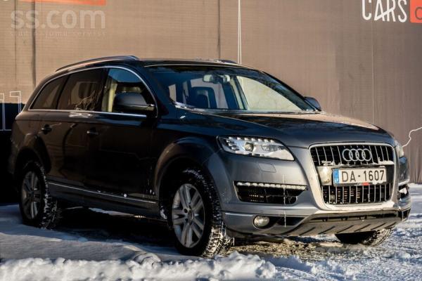 Pelēks Audi Q7 2010 Rīga, ar dzinēja tilpumu 3.00 L un nobraukumu 341 tūkst. km par 11990 €, foto 3 vietnē AUTOMOTO.COM.LV