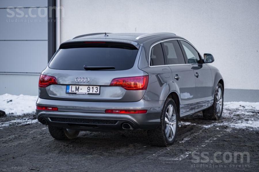 Pelēks Audi Q7 2010 Rīga, ar dzinēja tilpumu 3.00 L un nobraukumu 0 tūkst. km par 12950 €, foto 4 vietnē AUTOMOTO.COM.LV