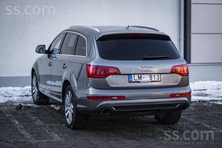 Pelēks Audi Q7 2010 Rīga, ar dzinēja tilpumu 3.00 L un nobraukumu 0 tūkst. km par 12950 €, foto 6 vietnē AUTOMOTO.COM.LV