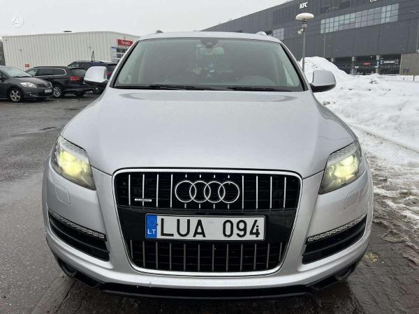 Pelēks Audi Q7 2010 Viļņa, ar dzinēja tilpumu 2.97 L un nobraukumu 282 tūkst. km par 7600 €, foto 5 vietnē AUTOMOTO.COM.LV