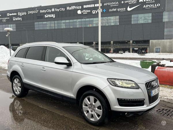 Pelēks Audi Q7 2010 Viļņa, ar dzinēja tilpumu 2.97 L un nobraukumu 282 tūkst. km par 7600 €, foto 10 vietnē AUTOMOTO.COM.LV