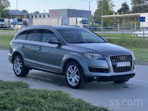 Grey Audi Q7 2010 in Rezekne, with an engine capacity of 3.00 L and mileage of 302 thousand km for 9800 €, photo 4 on AUTOMOTO.COM.LV