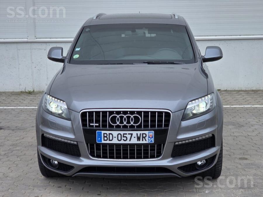 Pelēks Audi Q7 2010 Rīga, ar dzinēja tilpumu 3.00 L un nobraukumu 185 tūkst. km par 11290 €, foto 4 vietnē AUTOMOTO.COM.LV