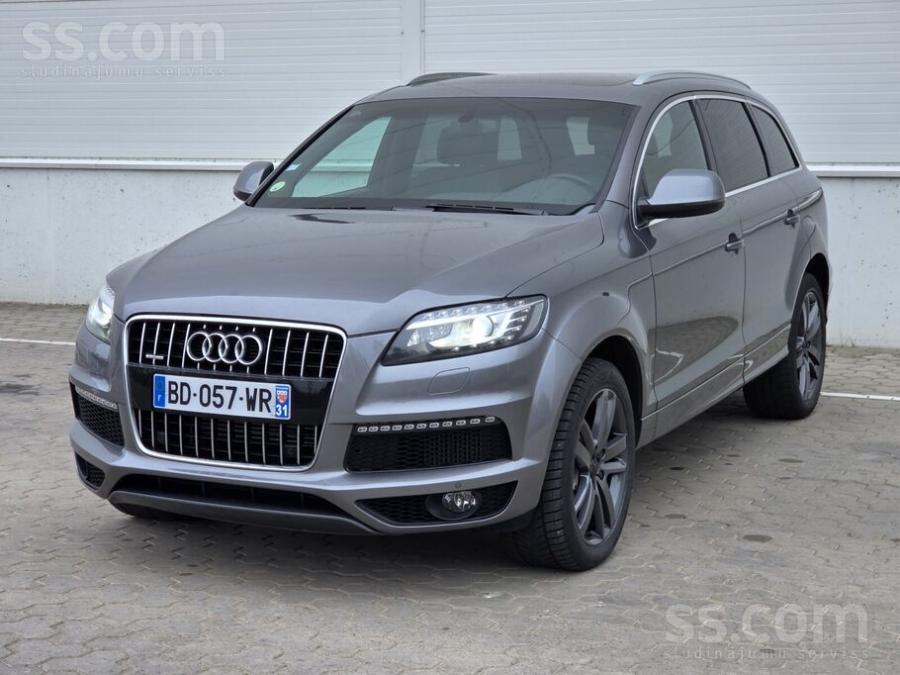 Pelēks Audi Q7 2010 Rīga, ar dzinēja tilpumu 3.00 L un nobraukumu 185 tūkst. km par 11290 €, foto 5 vietnē AUTOMOTO.COM.LV