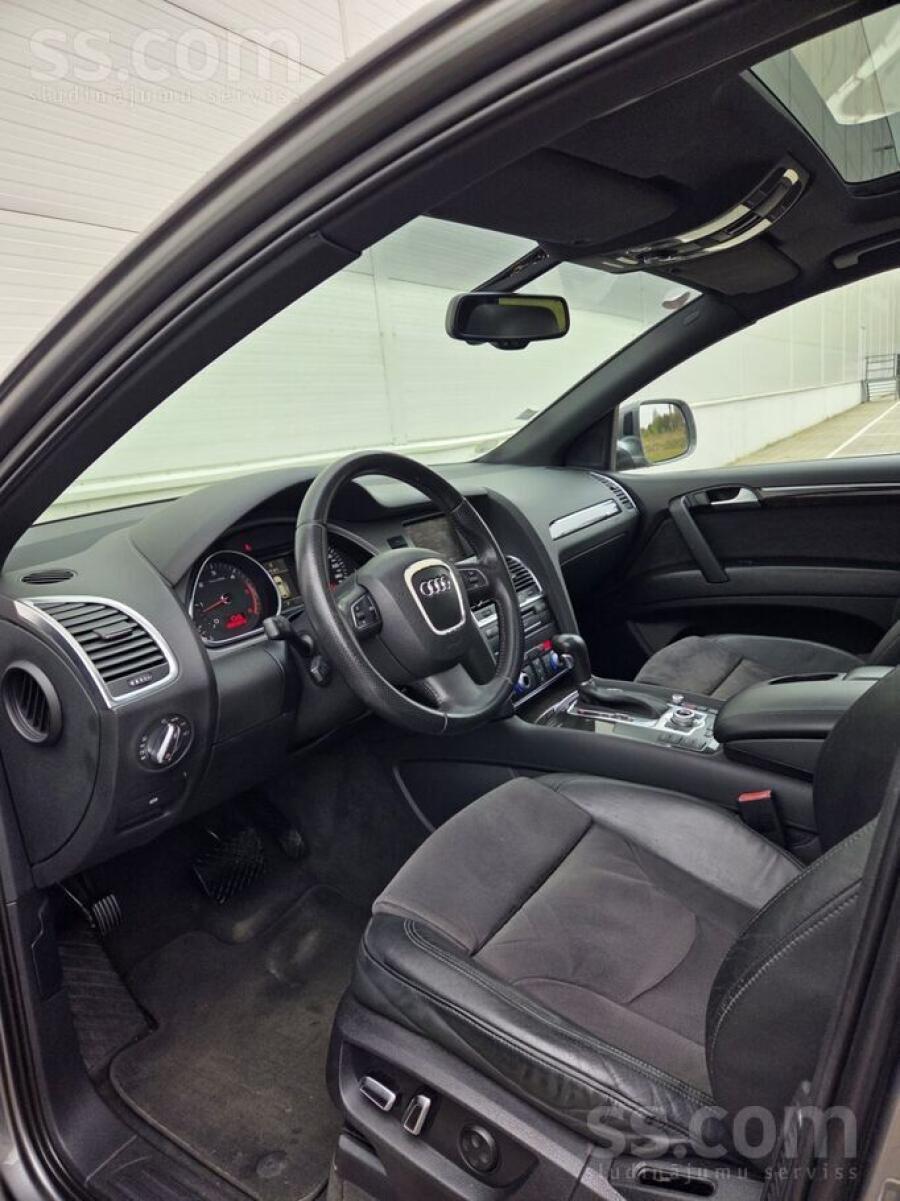 Pelēks Audi Q7 2010 Rīga, ar dzinēja tilpumu 3.00 L un nobraukumu 185 tūkst. km par 11290 €, foto 26 vietnē AUTOMOTO.COM.LV