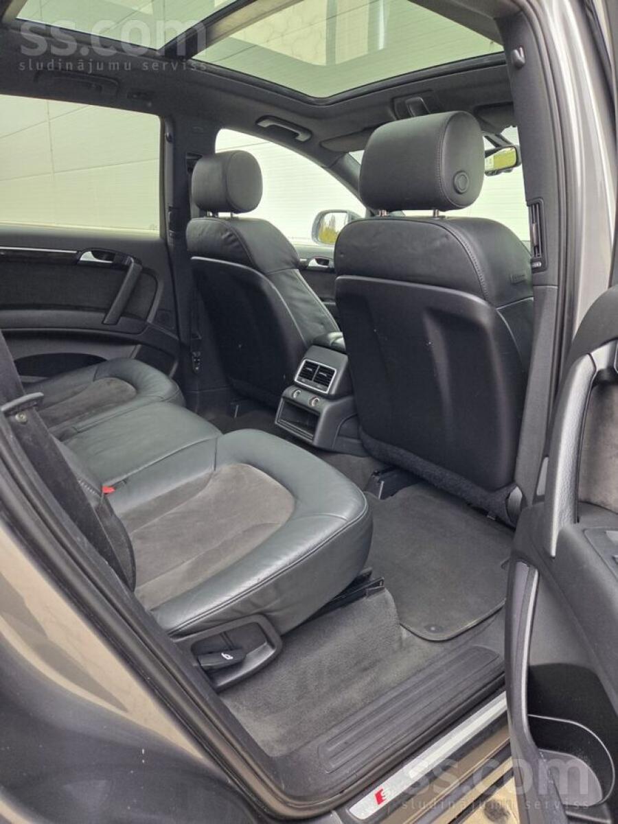 Pelēks Audi Q7 2010 Rīga, ar dzinēja tilpumu 3.00 L un nobraukumu 185 tūkst. km par 11290 €, foto 27 vietnē AUTOMOTO.COM.LV