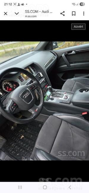 Pelēks Audi Q7 2010 Rīga, ar dzinēja tilpumu 3.00 L un nobraukumu 329 tūkst. km par 10500 €, foto 3 vietnē AUTOMOTO.COM.LV