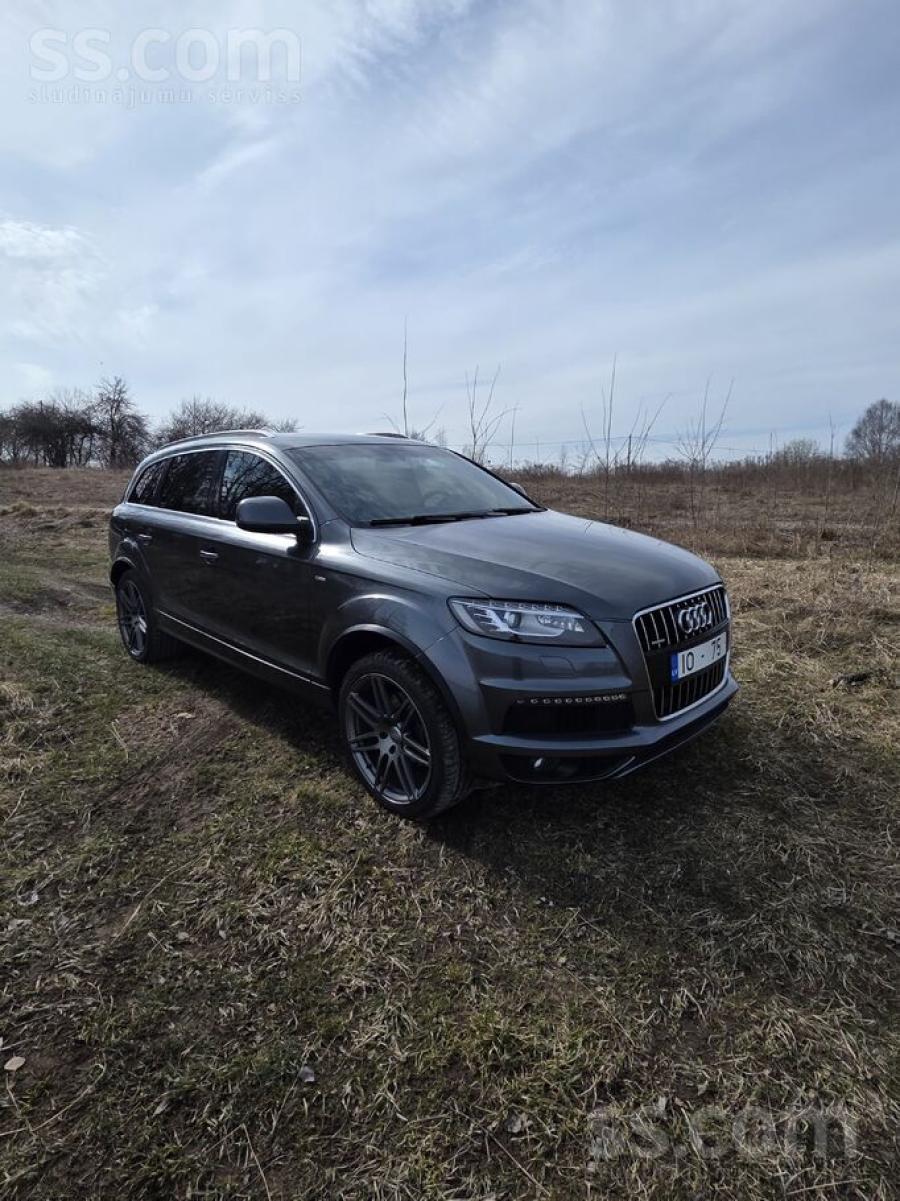 Pelēks Audi Q7 2010 Rīga, ar dzinēja tilpumu 3.00 L un nobraukumu 329 tūkst. km par 10500 €, foto 6 vietnē AUTOMOTO.COM.LV