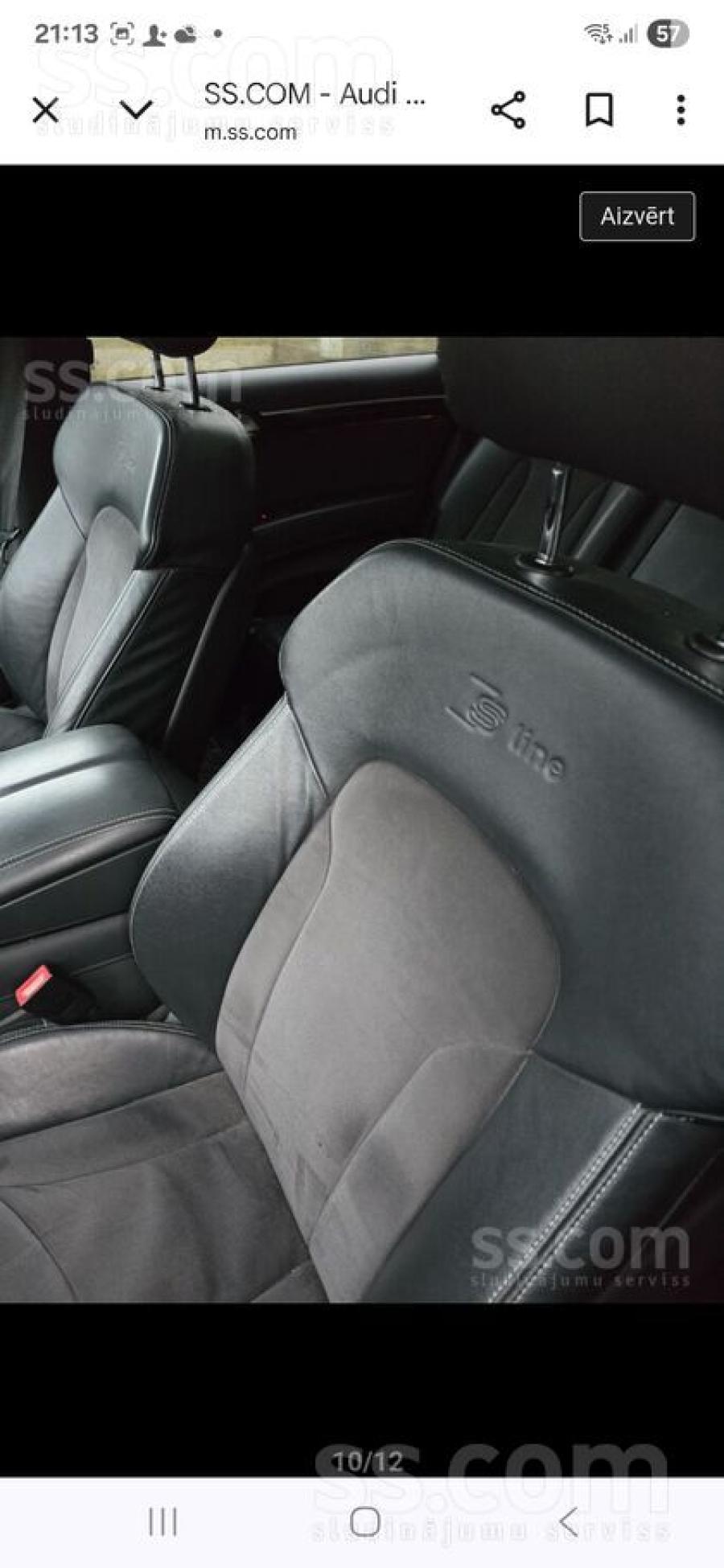Pelēks Audi Q7 2010 Rīga, ar dzinēja tilpumu 3.00 L un nobraukumu 329 tūkst. km par 10500 €, foto 8 vietnē AUTOMOTO.COM.LV
