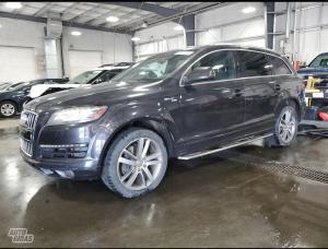 Grey Audi Q7 2010 in Marijampole, with an engine capacity of 3.00 L and mileage of 223 thousand km for 8500 €, photo 12 on AUTOMOTO.COM.LV
