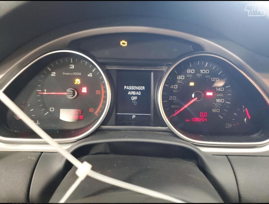 Grey Audi Q7 2010 in Marijampole, with an engine capacity of 3.00 L and mileage of 223 thousand km for 8500 €, photo 22 on AUTOMOTO.COM.LV
