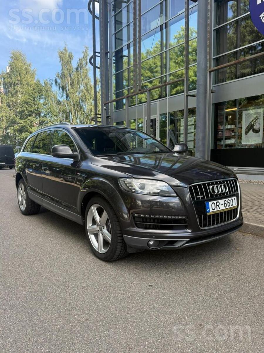 Grey Audi Q7 2010 in Riga, with an engine capacity of 3.00 L and mileage of 0 thousand km for 9900 €, photo 1 on AUTOMOTO.COM.LV
