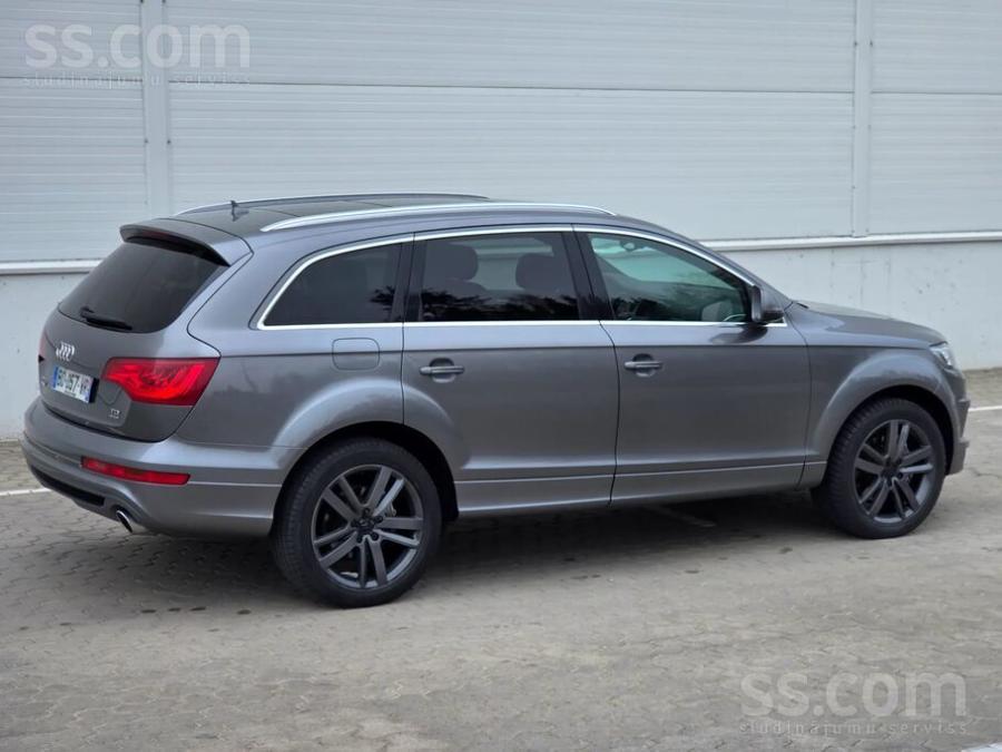 Pelēks Audi Q7 2010 Rīga, ar dzinēja tilpumu 3.00 L un nobraukumu 185 tūkst. km par 10500 €, foto 7 vietnē AUTOMOTO.COM.LV