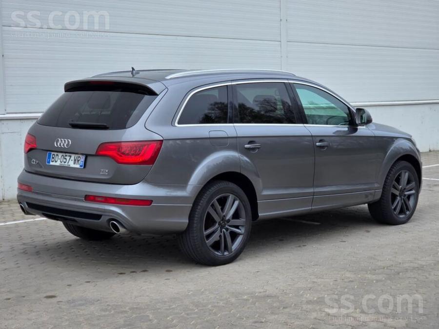 Pelēks Audi Q7 2010 Rīga, ar dzinēja tilpumu 3.00 L un nobraukumu 185 tūkst. km par 10500 €, foto 8 vietnē AUTOMOTO.COM.LV