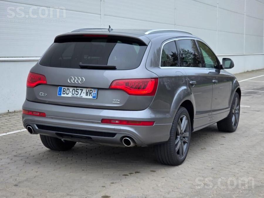 Pelēks Audi Q7 2010 Rīga, ar dzinēja tilpumu 3.00 L un nobraukumu 185 tūkst. km par 10500 €, foto 9 vietnē AUTOMOTO.COM.LV
