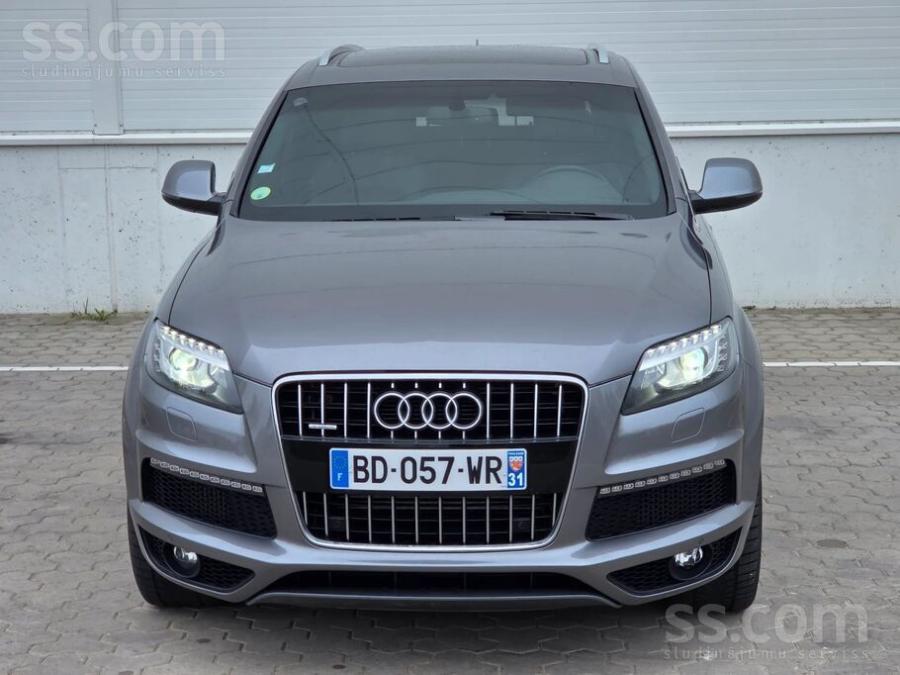Pelēks Audi Q7 2010 Rīga, ar dzinēja tilpumu 3.00 L un nobraukumu 185 tūkst. km par 10500 €, foto 14 vietnē AUTOMOTO.COM.LV