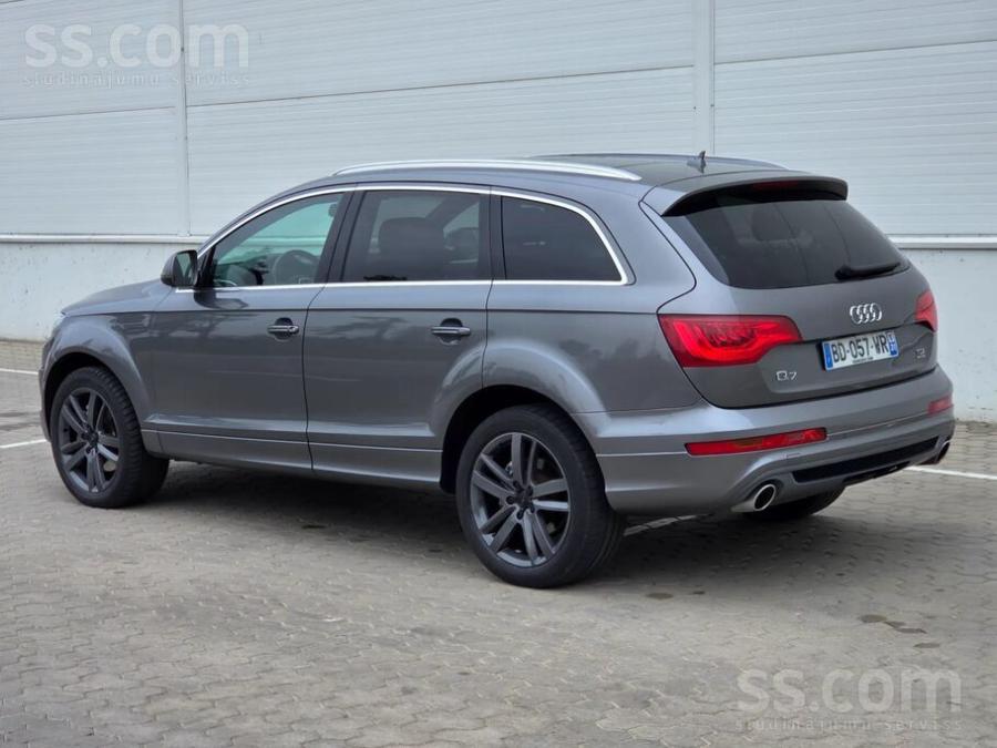 Pelēks Audi Q7 2010 Rīga, ar dzinēja tilpumu 3.00 L un nobraukumu 185 tūkst. km par 10500 €, foto 23 vietnē AUTOMOTO.COM.LV