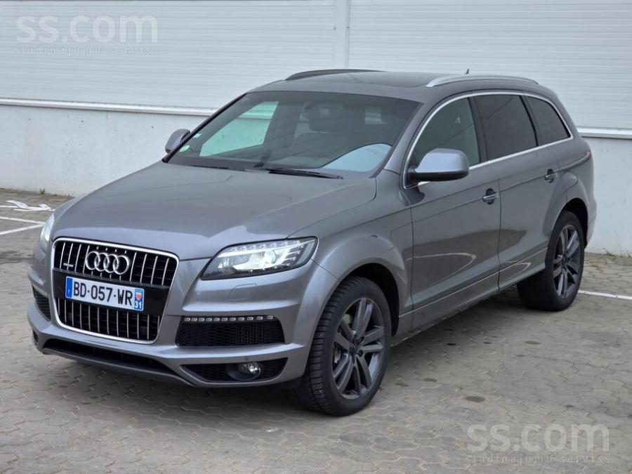 Pelēks Audi Q7 2010 Rīga, ar dzinēja tilpumu 3.00 L un nobraukumu 185 tūkst. km par 10500 €, foto 24 vietnē AUTOMOTO.COM.LV